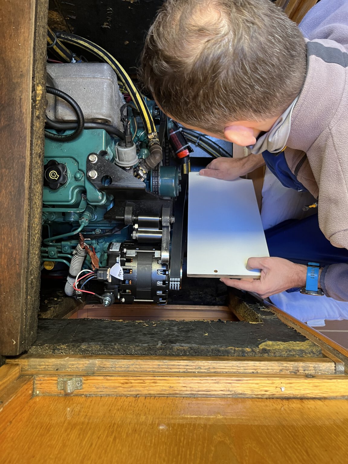 Installing a Balmar Alternator and Wakespeed Regulator on My Aluminum ...